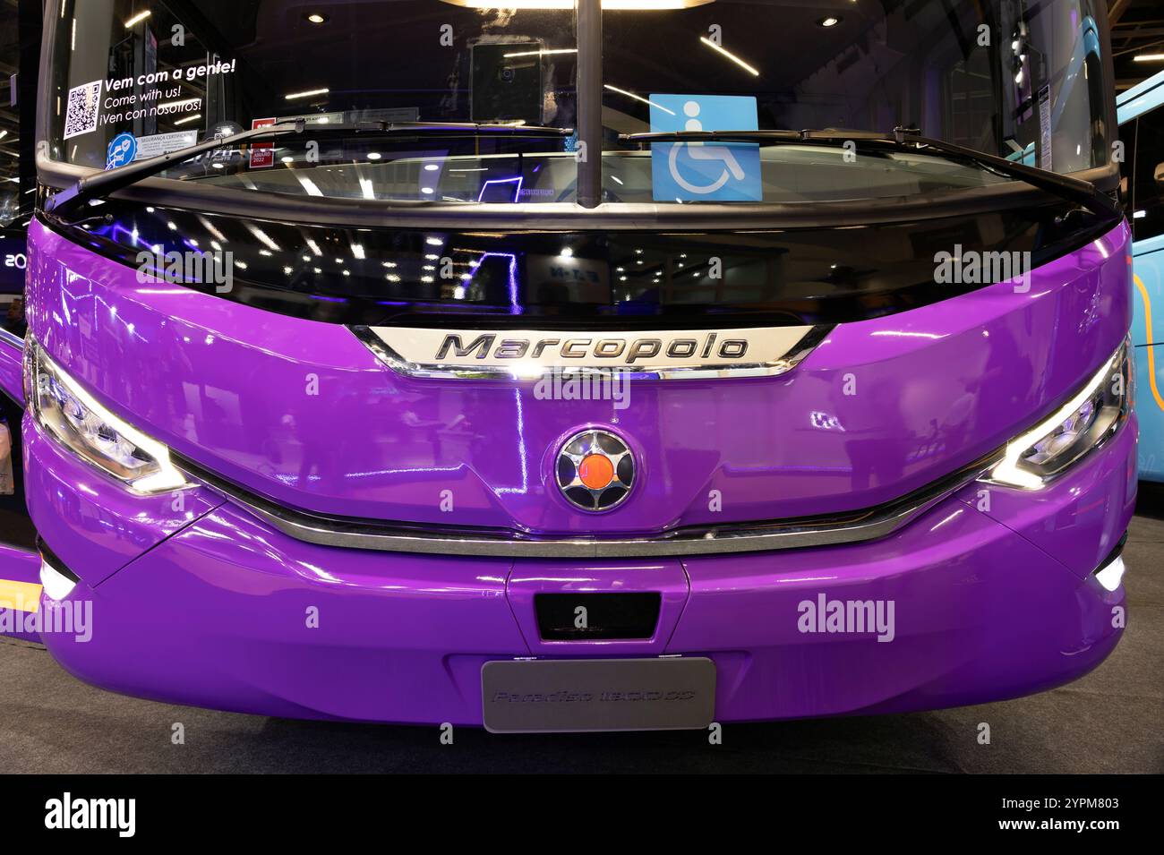 Marcopolo Paradiso G8 1800 DD bus on exhibition at the LAT.BUS 2024 ...