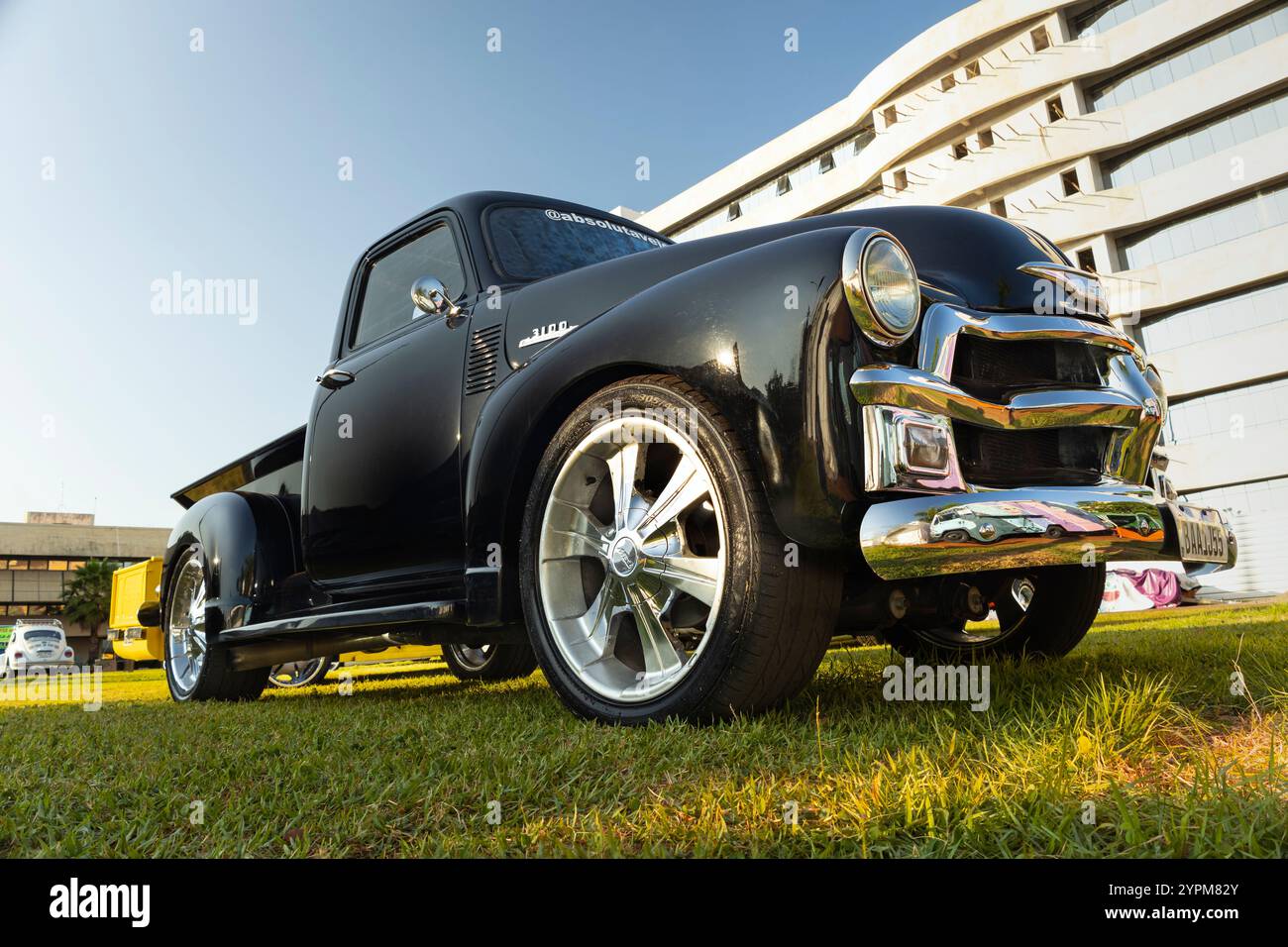 1954 Chevrolet 3100 Pickup on exhibition at the Third Municipal Antique ...