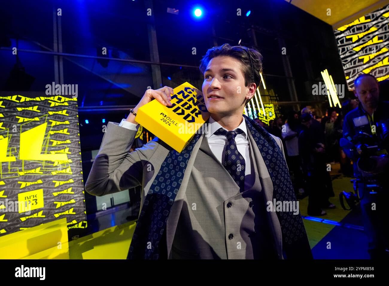 Oslo 20241130. This year's newcomer was Ari Bajgora during this year's P3 Gold in the Munch ...