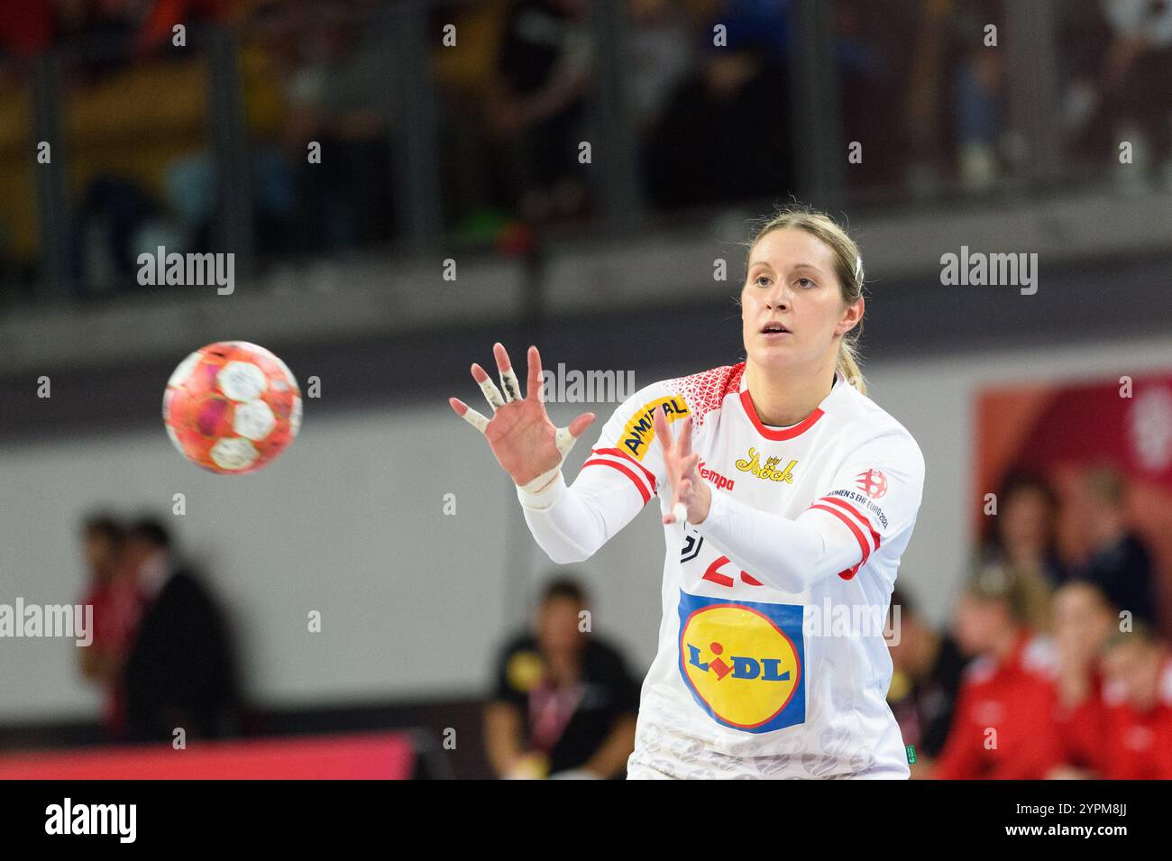 Ines Ivancok-Soltic (29 Austria) during the 2024 European Handball ...