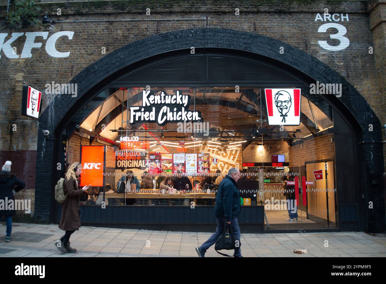 London, UK. 27th November, 2024. A Kentucky Fried Chicken fast food ...