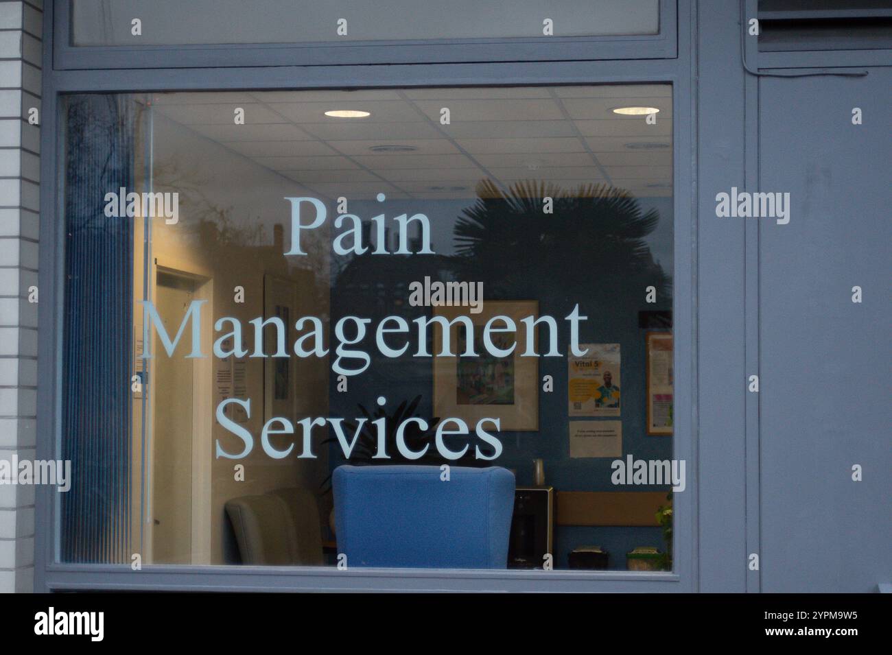 London, UK. 27th November, 2024. The Pain Clinic at St Thomas' Hospital ...