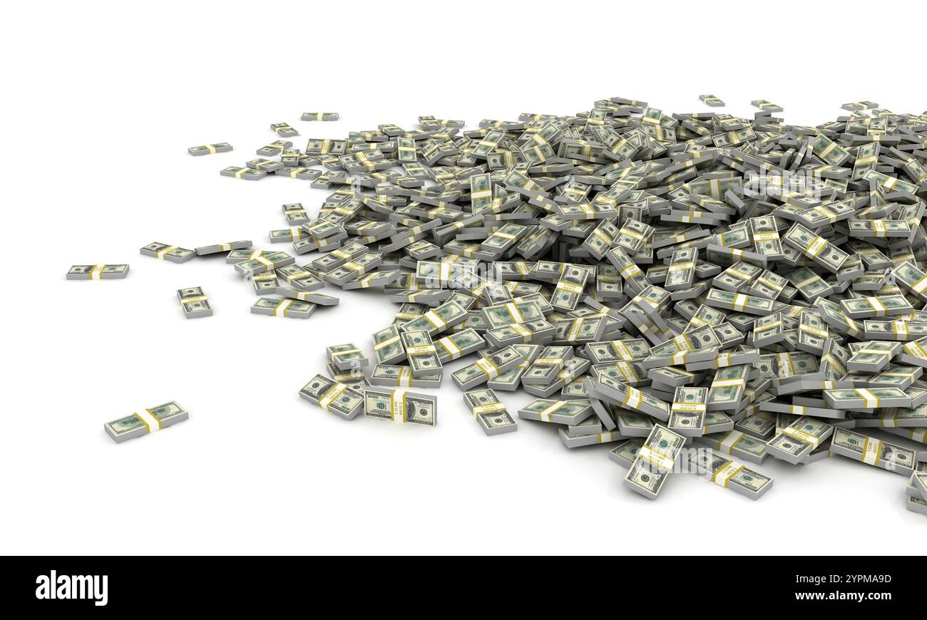 Many heap of dollars hi-res stock photography and images - Alamy