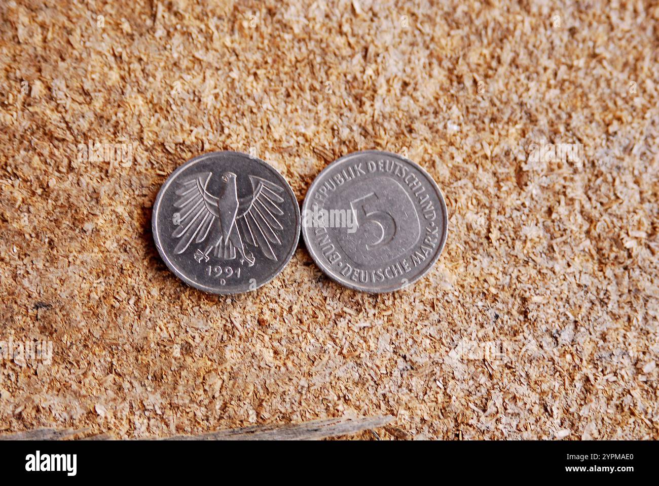 Copenhagen/ DenmarK/01 DECEMBER 2024/ German old coin marks currency in ...