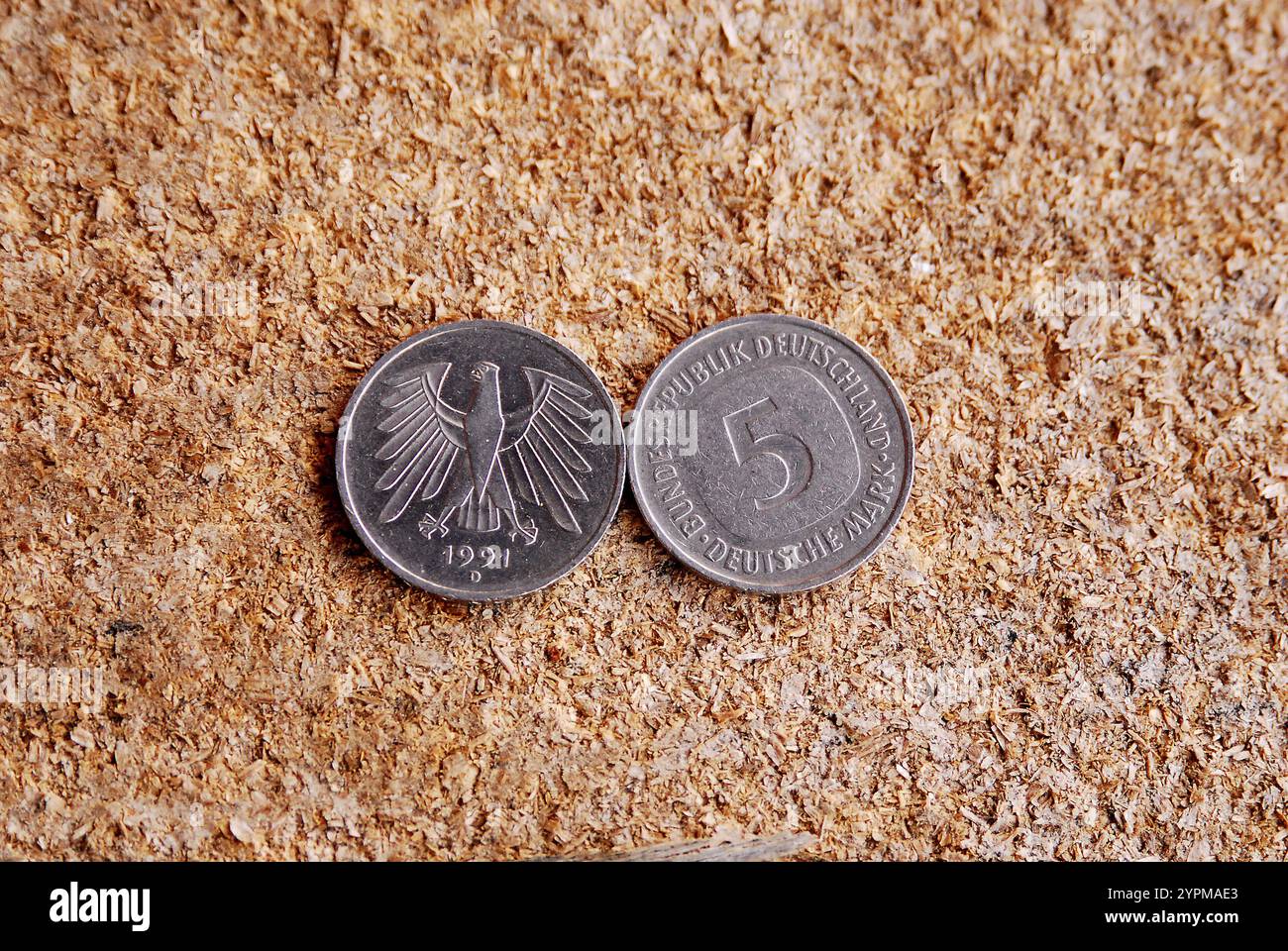 Copenhagen/ DenmarK/01 DECEMBER 2024/ German old coin marks currency in ...