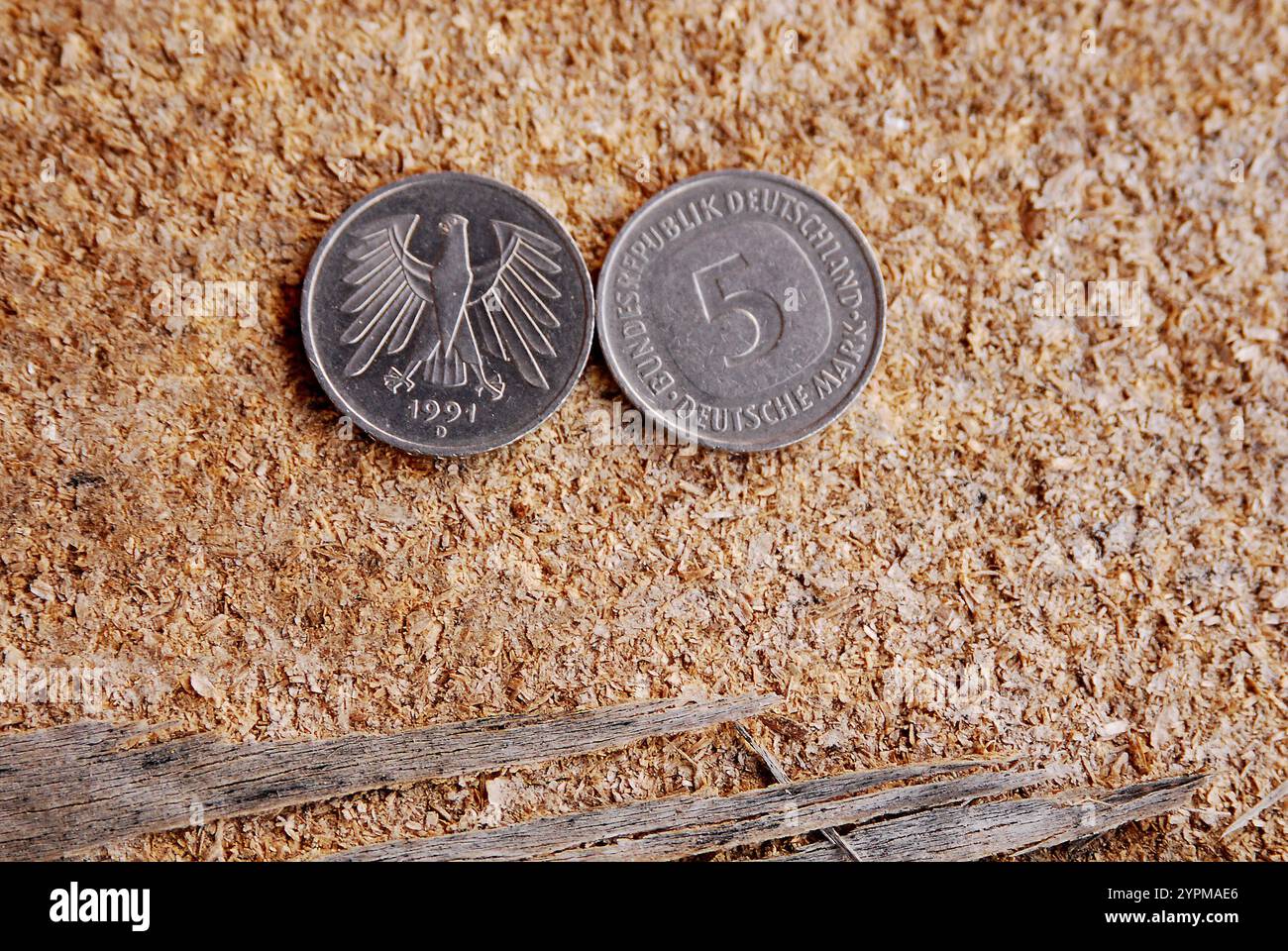 Copenhagen/ DenmarK/01 DECEMBER 2024/ German old coin marks currency in ...