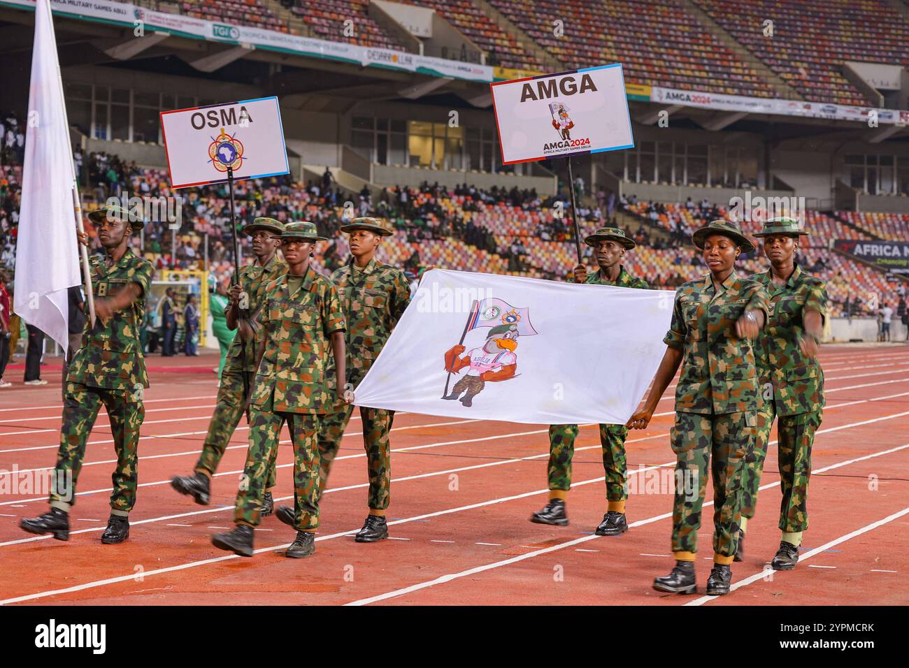 2nd Africa Military Games 2024 The Nigeria Army contingent participated ...