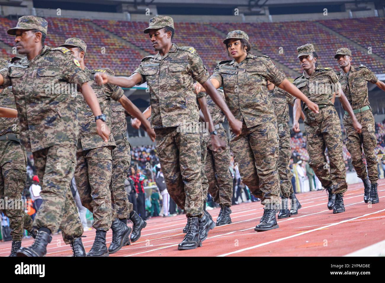2nd Africa Military Games 2024 The Ethiopia Army contingent ...
