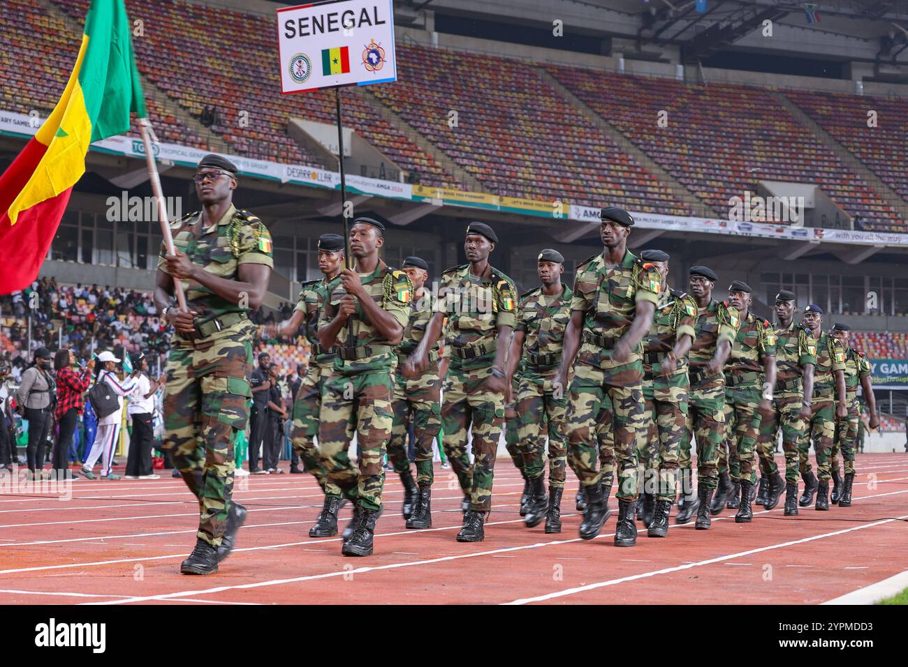 2nd Africa Military Games 2024 The Senegal Army contingent participated ...