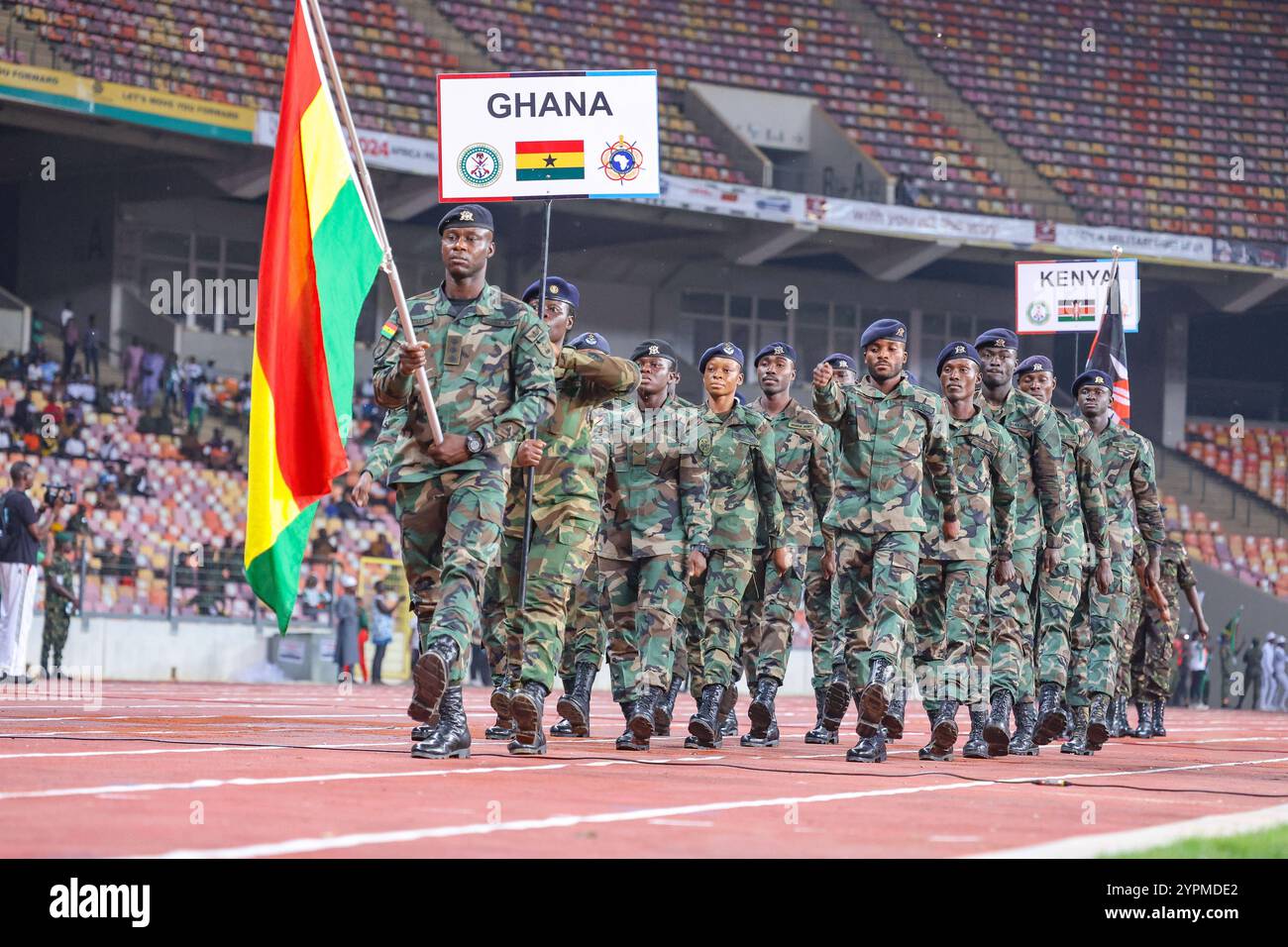 2nd Africa Military Games 2024 The Ghana Army contingent participated ...