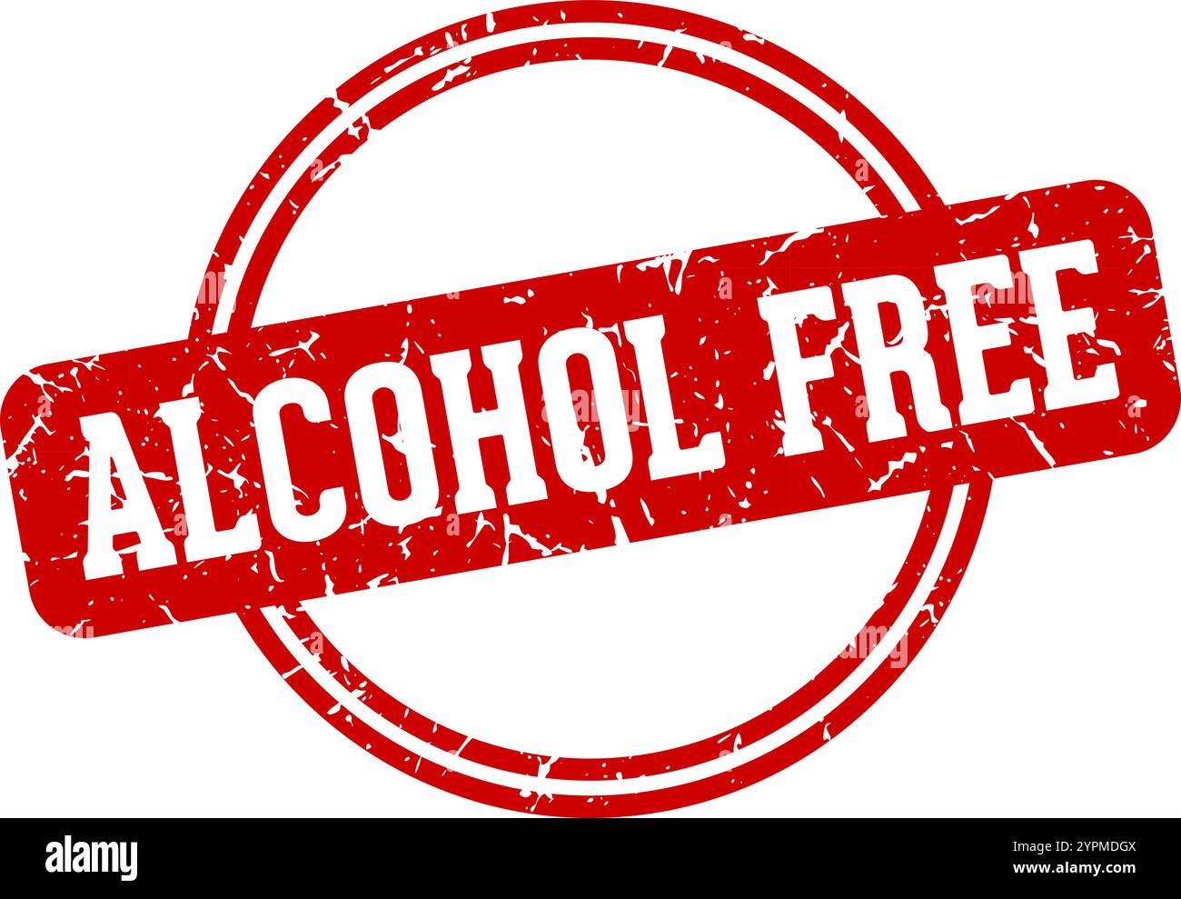 alcohol free round stamp isolated on transparent background. alcohol ...