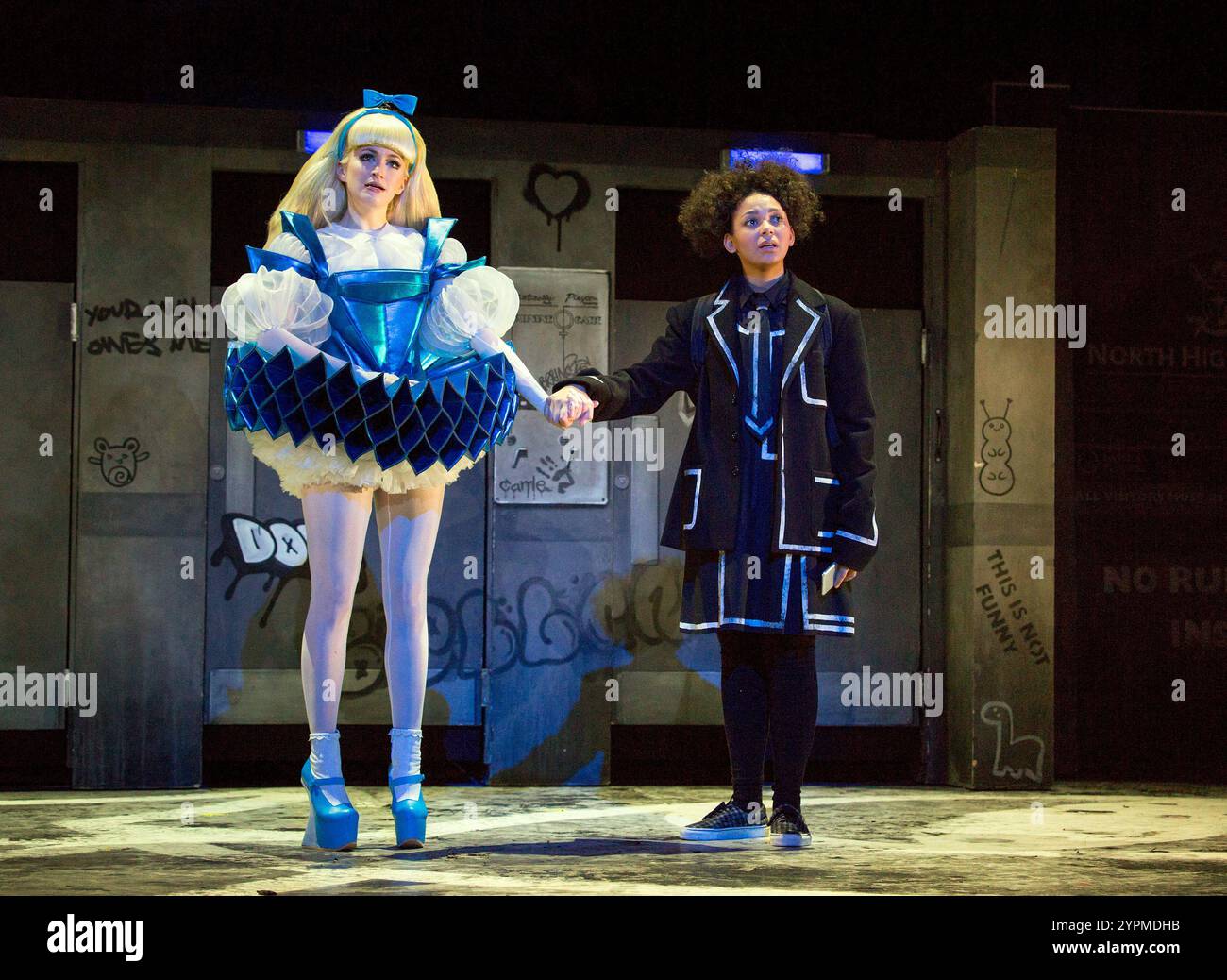 l-r: Carly Bawden (Alice Avatar), Lois Chimimba (Aly) in wonder.land at ...