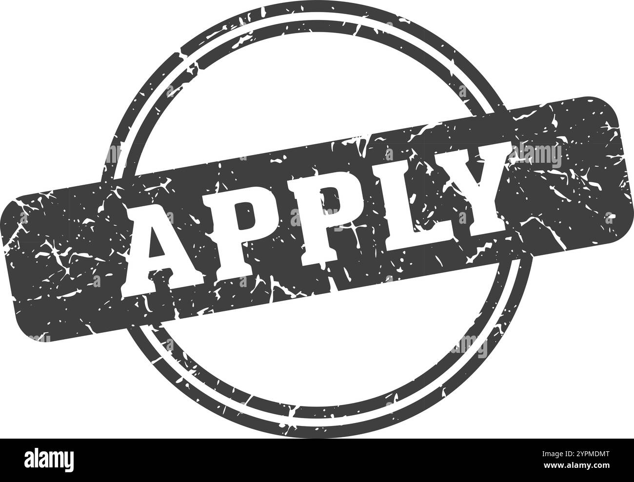 apply round stamp isolated on transparent background. apply stamp Stock ...