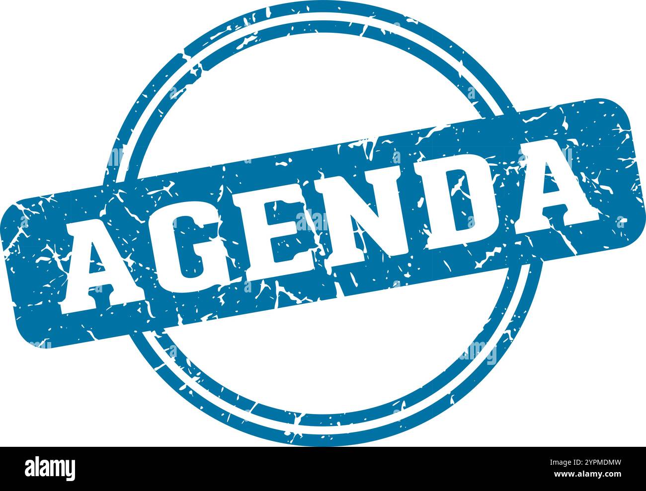 agenda round stamp isolated on transparent background. agenda stamp ...