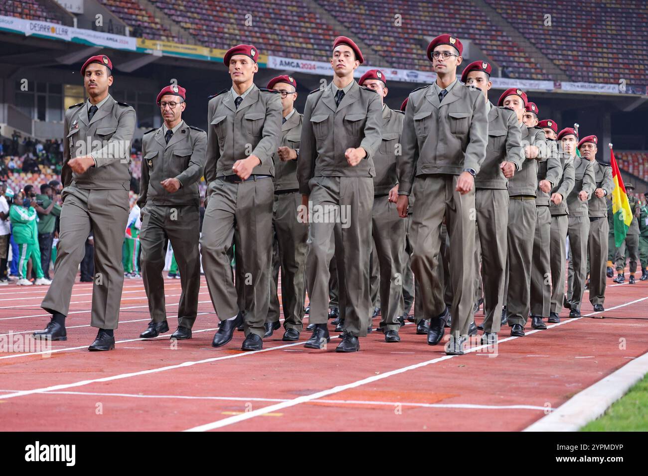 2nd Africa Military Games 2024 The Tunisia Army contingent participated ...
