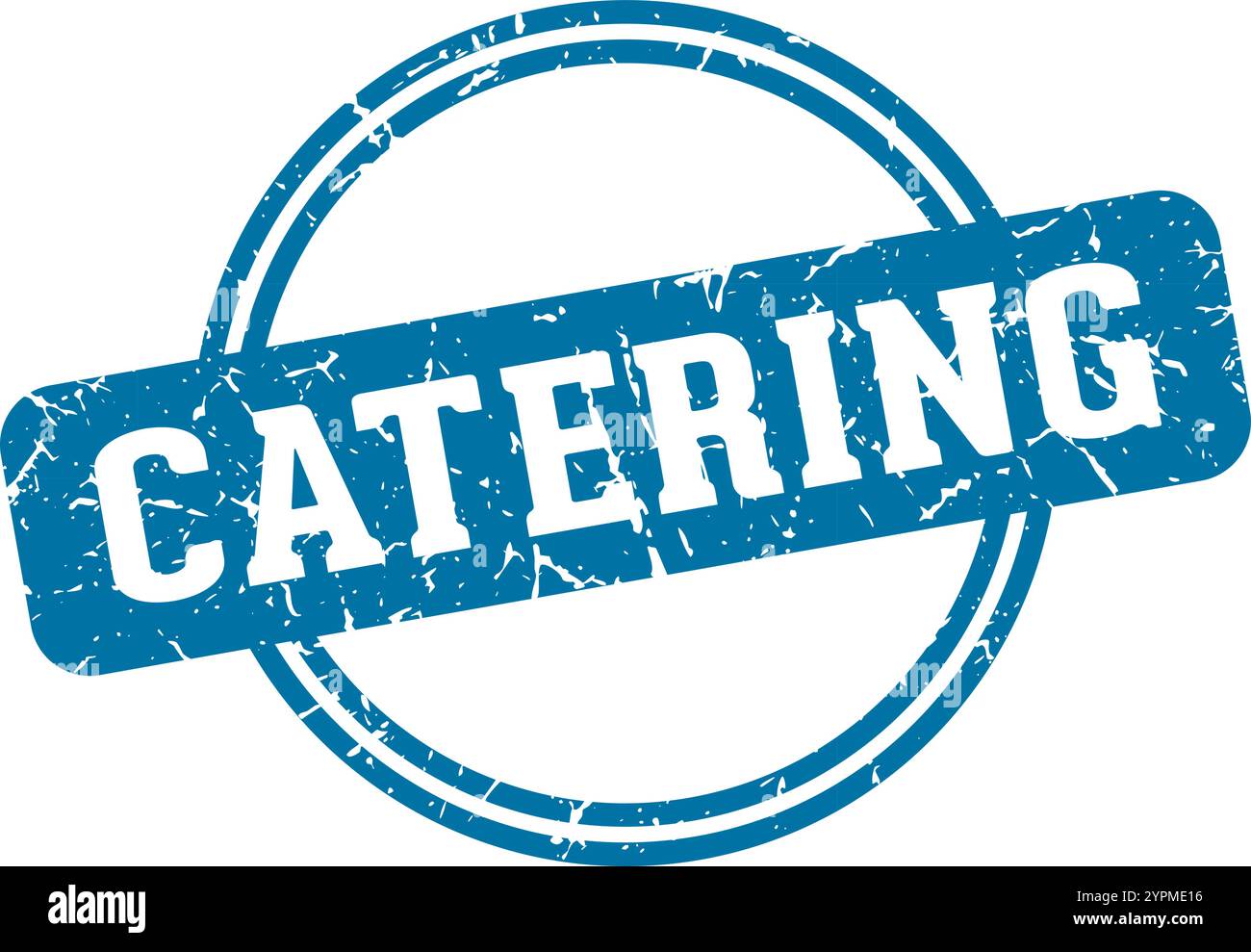 catering round stamp isolated on transparent background. catering stamp ...