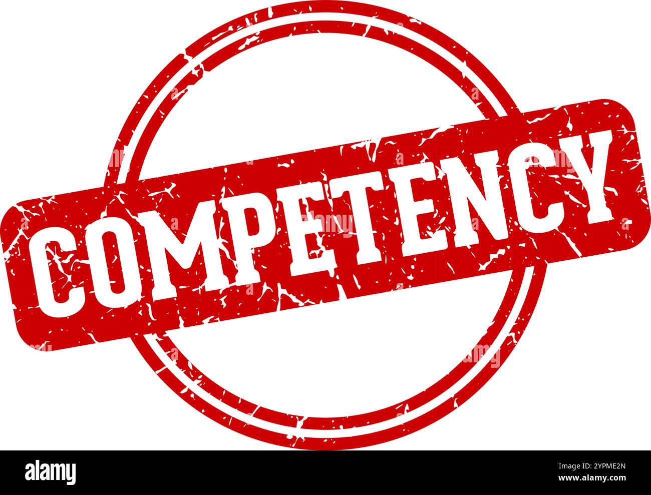 competency round stamp isolated on transparent background. competency ...