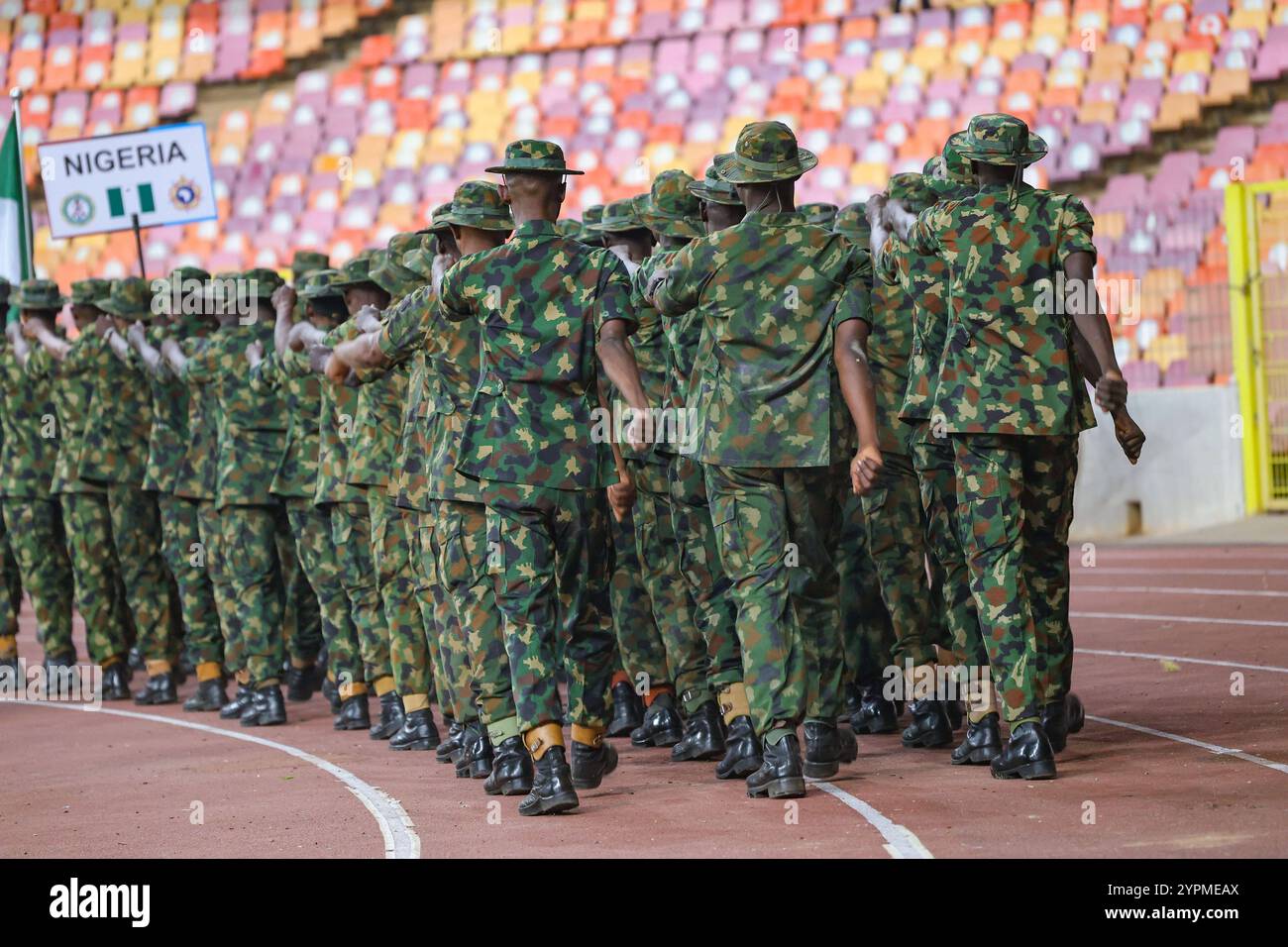 2nd Africa Military Games 2024 The Nigeria Army contingent participated ...