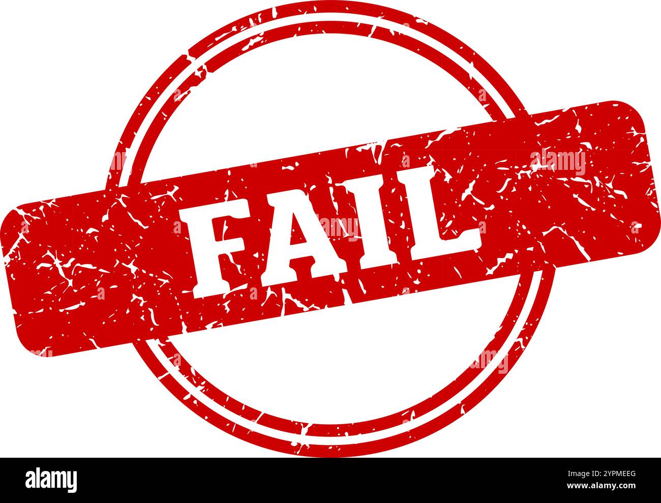 fail round stamp isolated on transparent background. fail stamp Stock ...