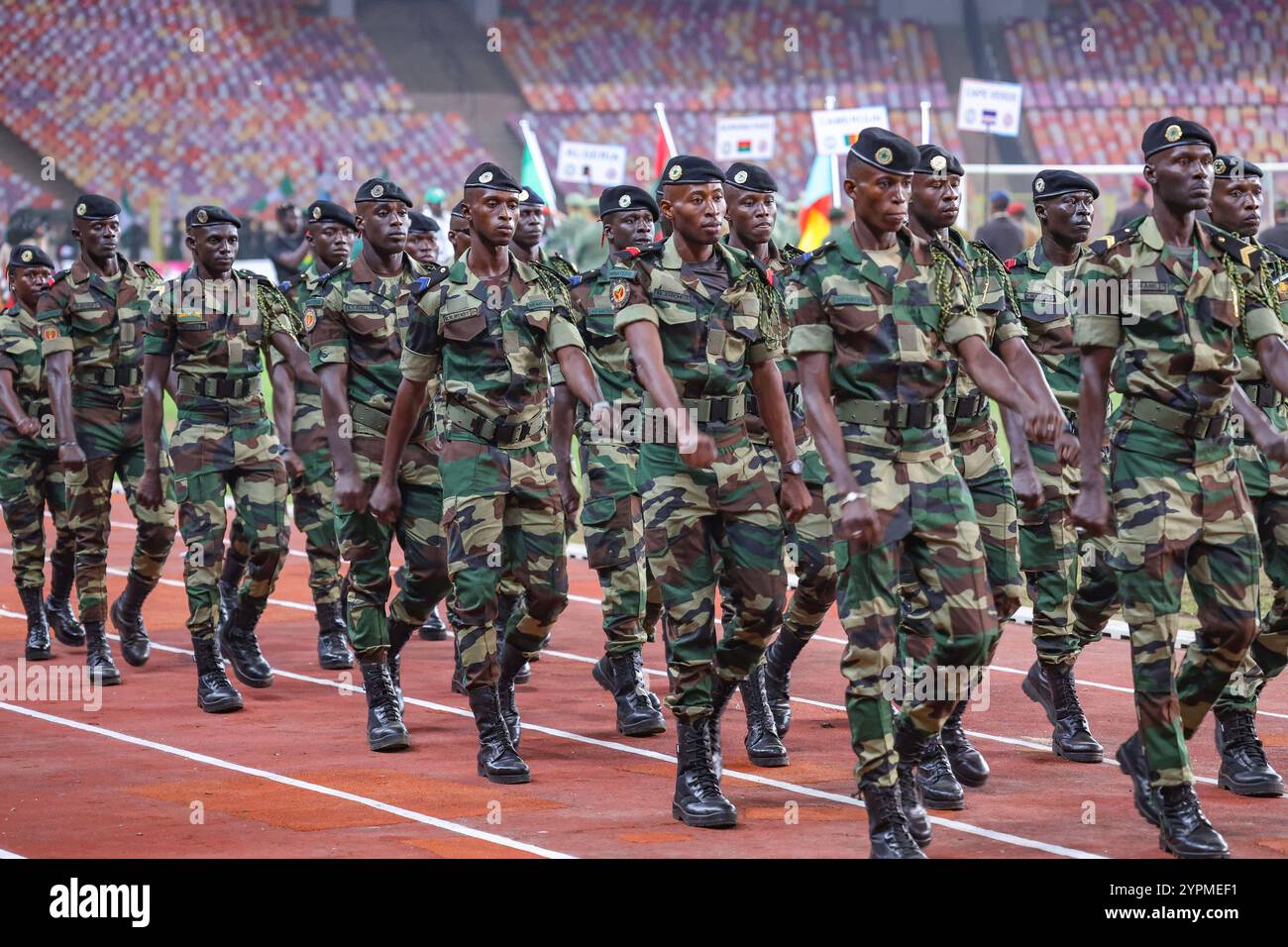 2nd Africa Military Games 2024 The Senegal Army contingent participated ...