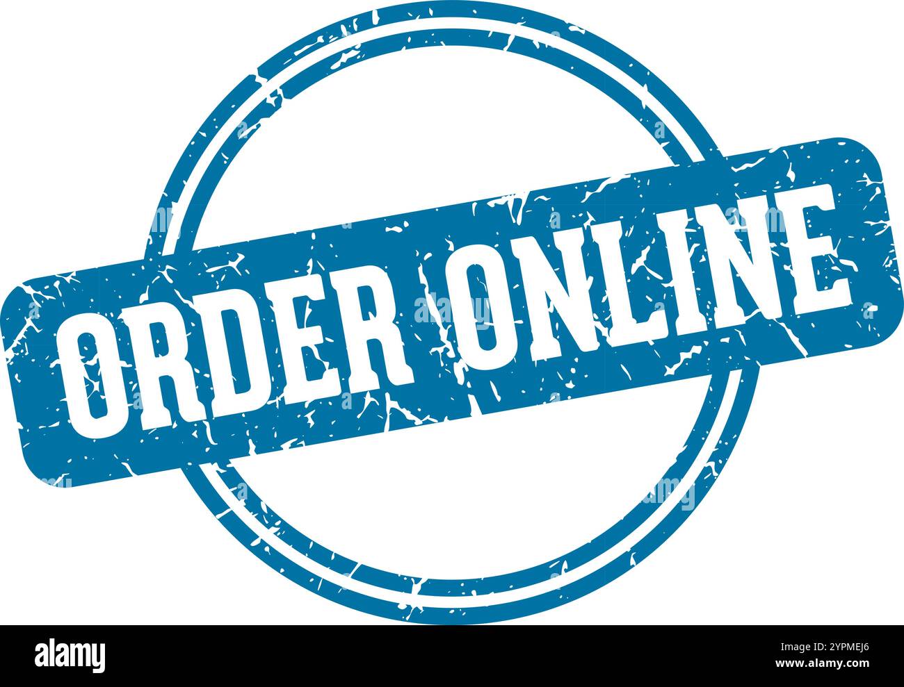 order online round stamp isolated on transparent background. order ...