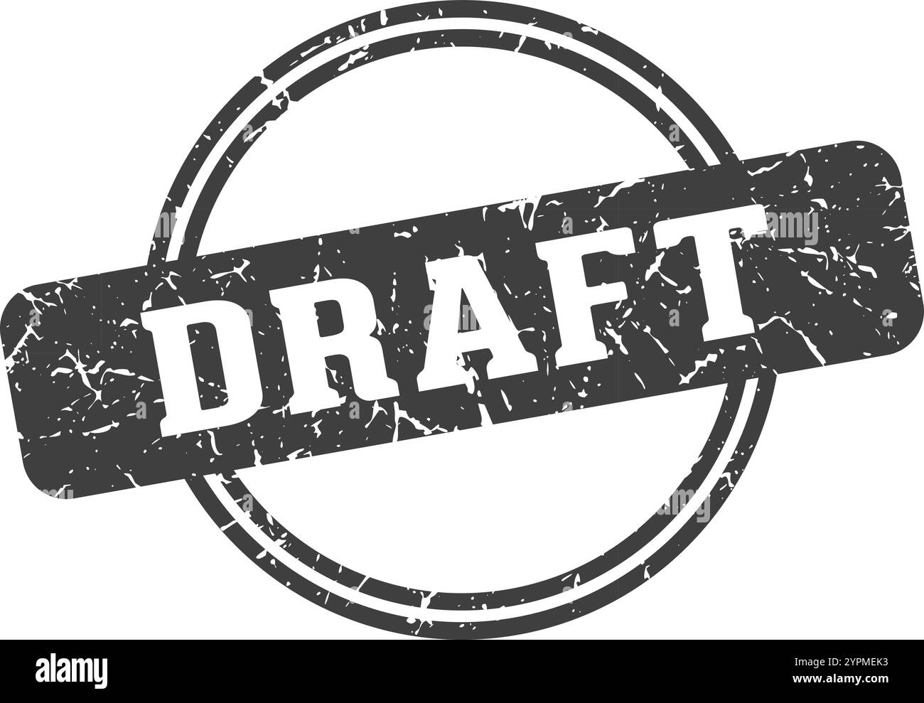 draft round stamp isolated on transparent background. draft stamp Stock ...