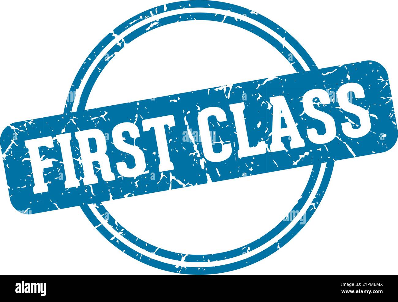 first class round stamp isolated on transparent background. first class ...