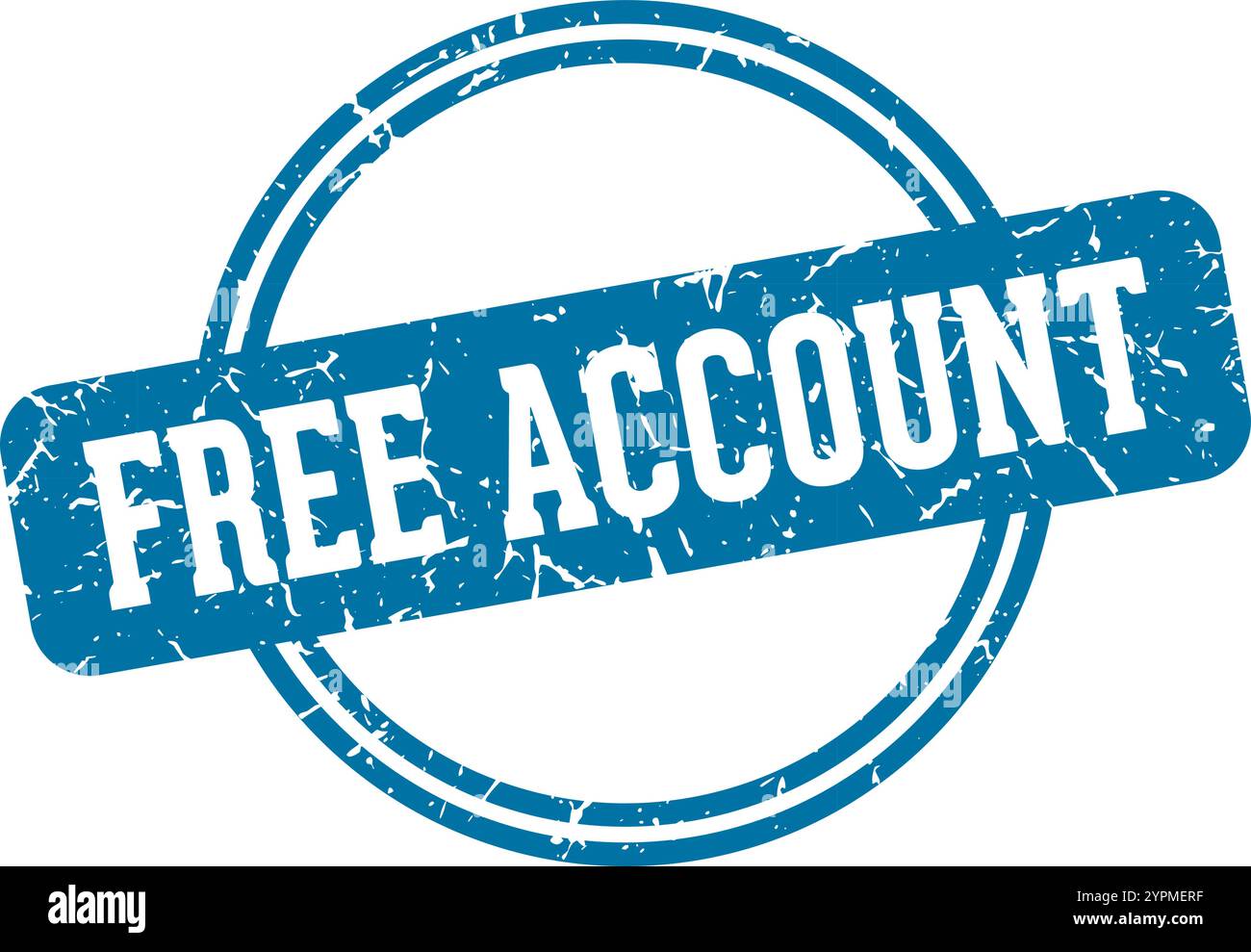free account round stamp isolated on transparent background. free ...
