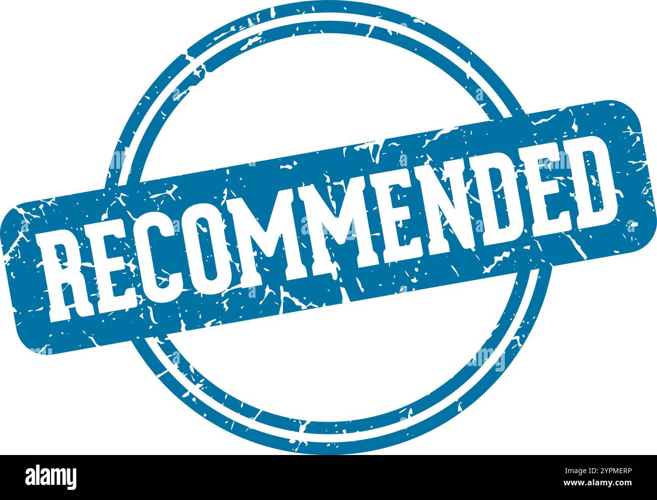 recommended round stamp isolated on transparent background. recommended ...