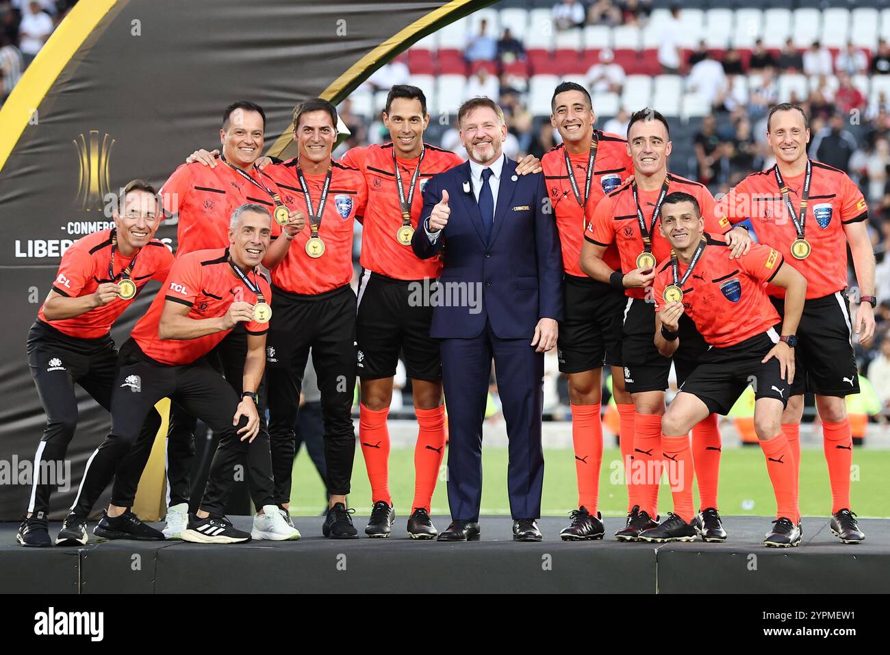 Buenos Aires, Argentina. 30th Nov 2024. Alejandro Domínguez (C ...
