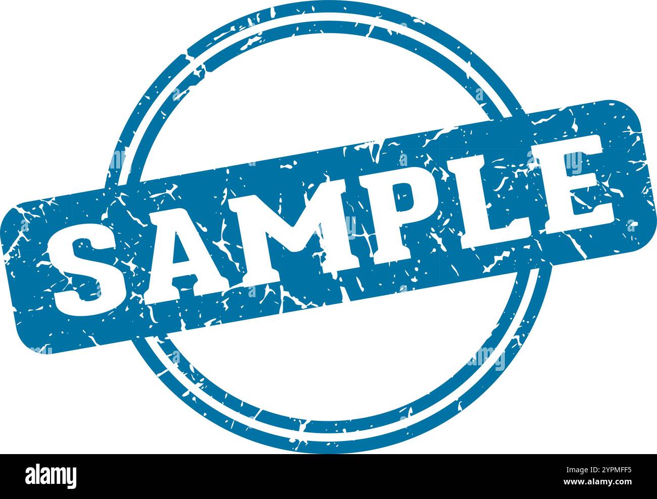 sample round stamp isolated on transparent background. sample stamp ...