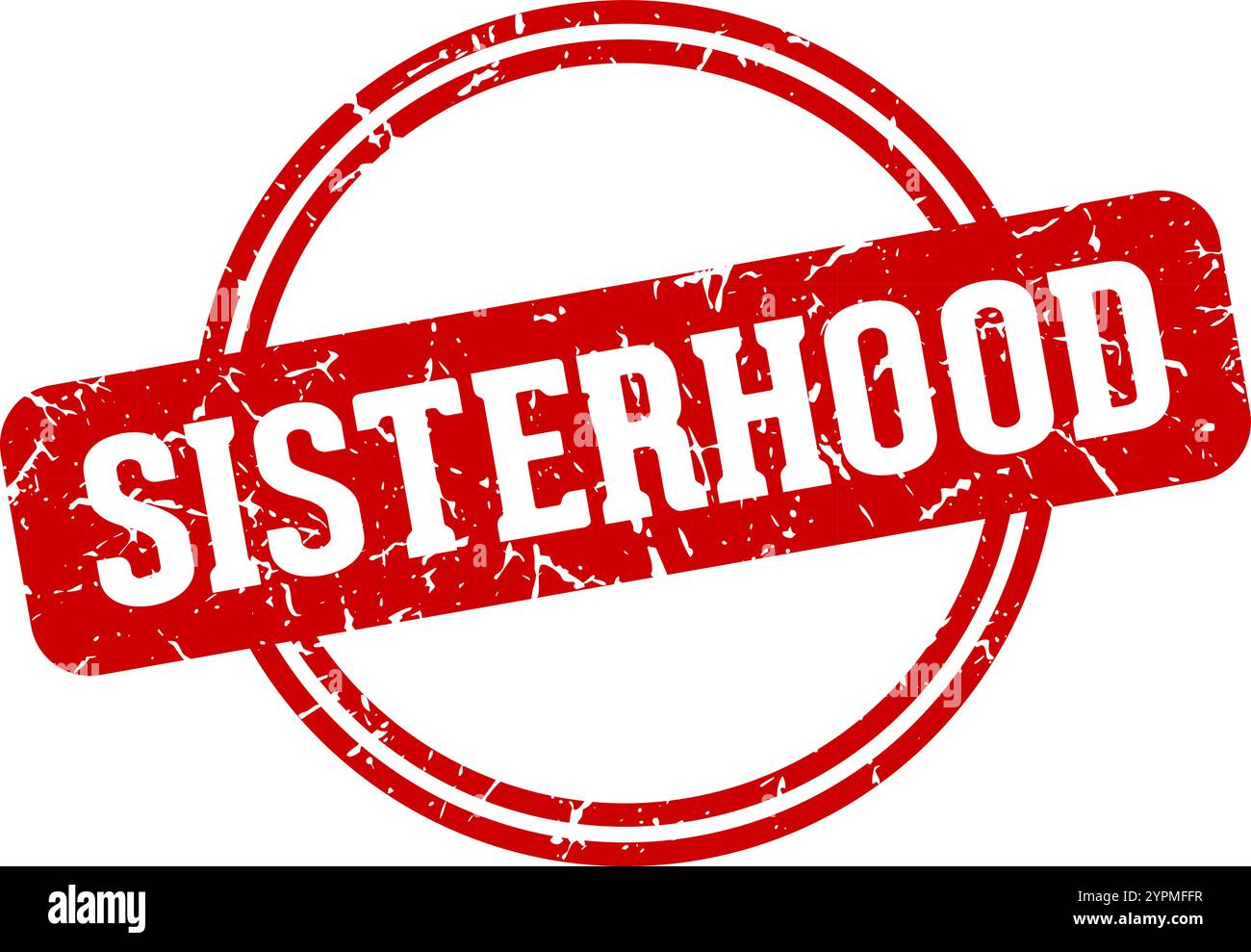 sisterhood round stamp isolated on transparent background. sisterhood ...