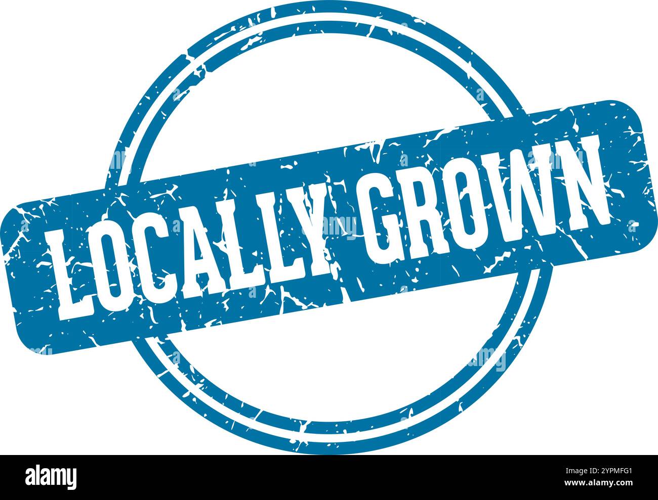 locally grown round stamp isolated on transparent background. locally ...
