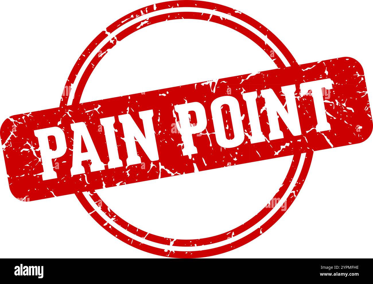 pain point round stamp isolated on transparent background. pain point ...