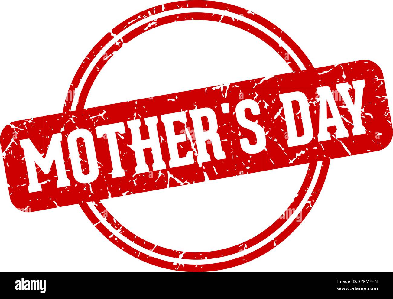 mother's day round stamp isolated on transparent background. mother's ...