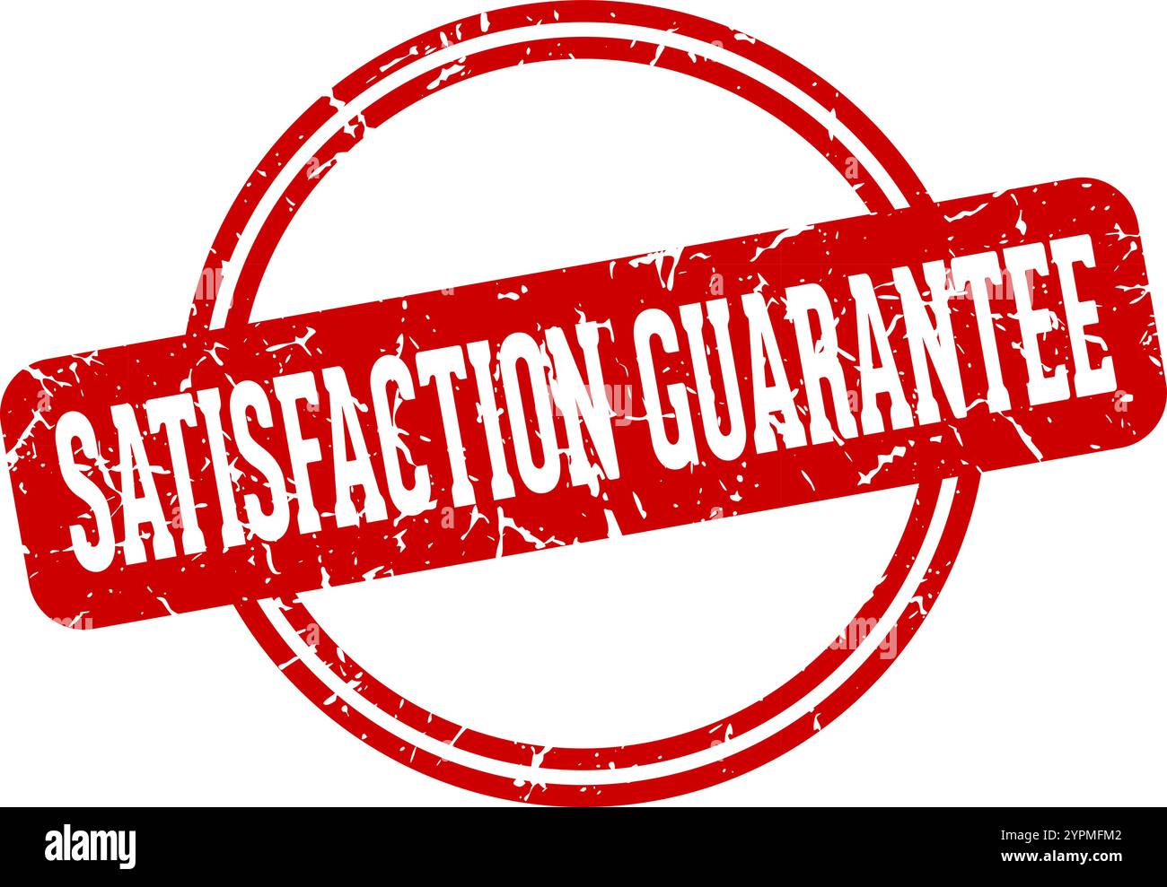 satisfaction guarantee round stamp isolated on transparent background ...