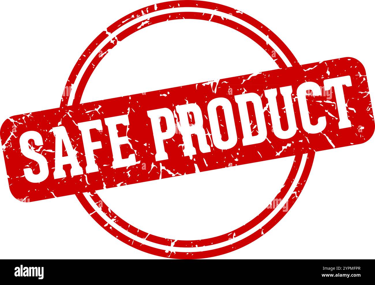 safe product round stamp isolated on transparent background. safe ...