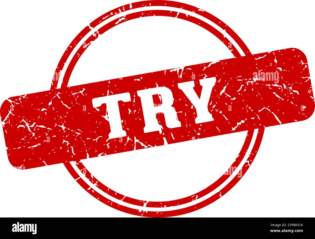 try round stamp isolated on transparent background. try stamp Stock ...