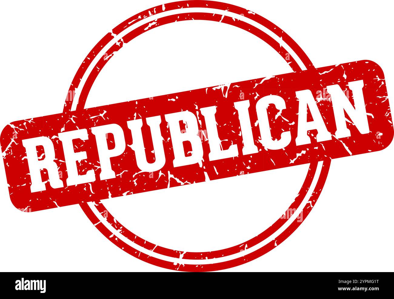 republican round stamp isolated on transparent background. republican ...