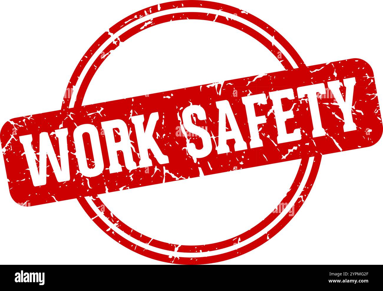 work safety round stamp isolated on transparent background. work safety ...