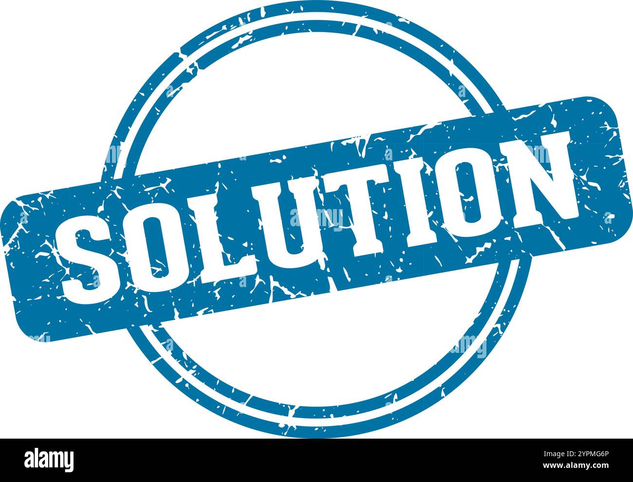 solution round stamp isolated on transparent background. solution stamp ...