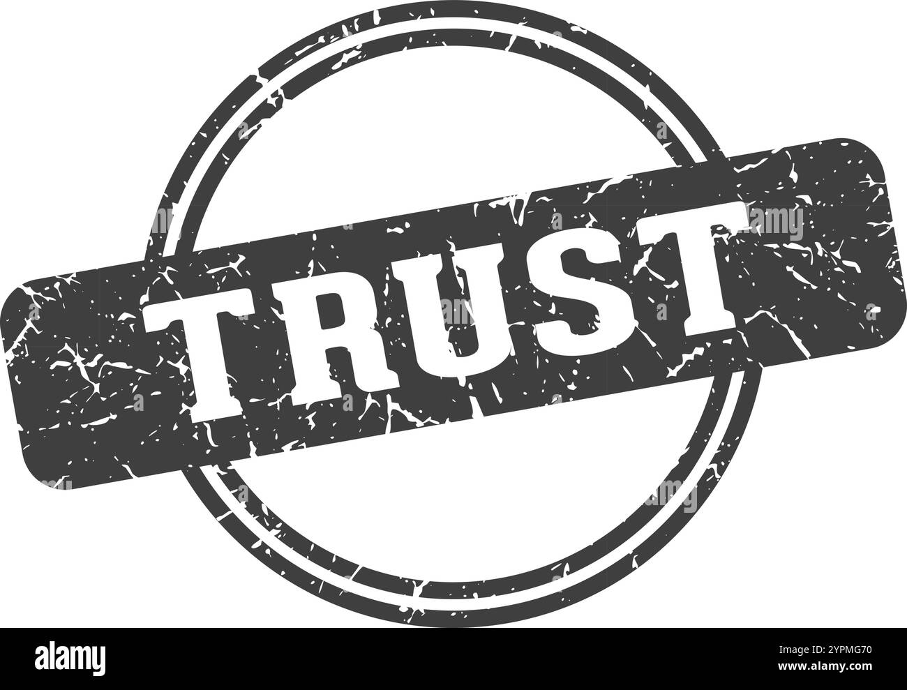 trust round stamp isolated on transparent background. trust stamp Stock ...