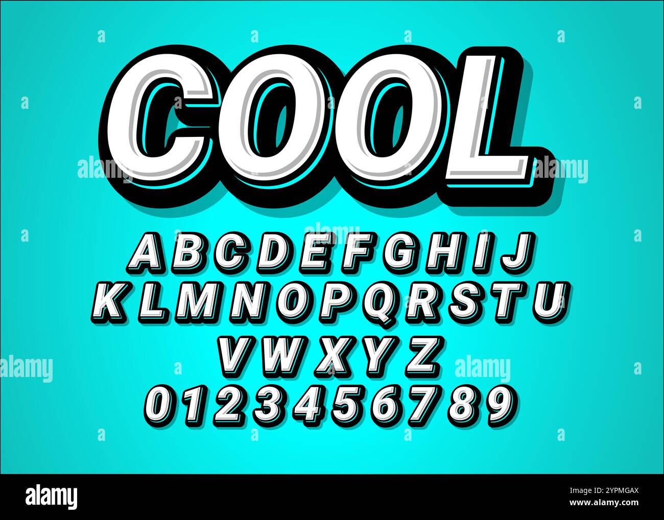 Cool 3d Letters Alphabet