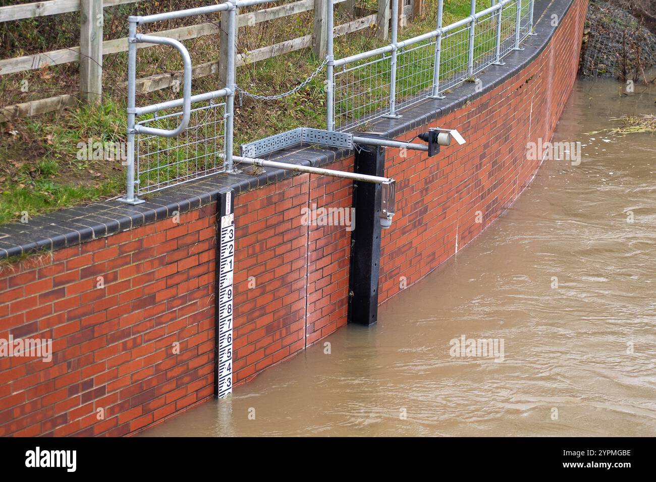 Taplow, UK. 30th November, 2024. Following heavy rain during Storm Bert ...