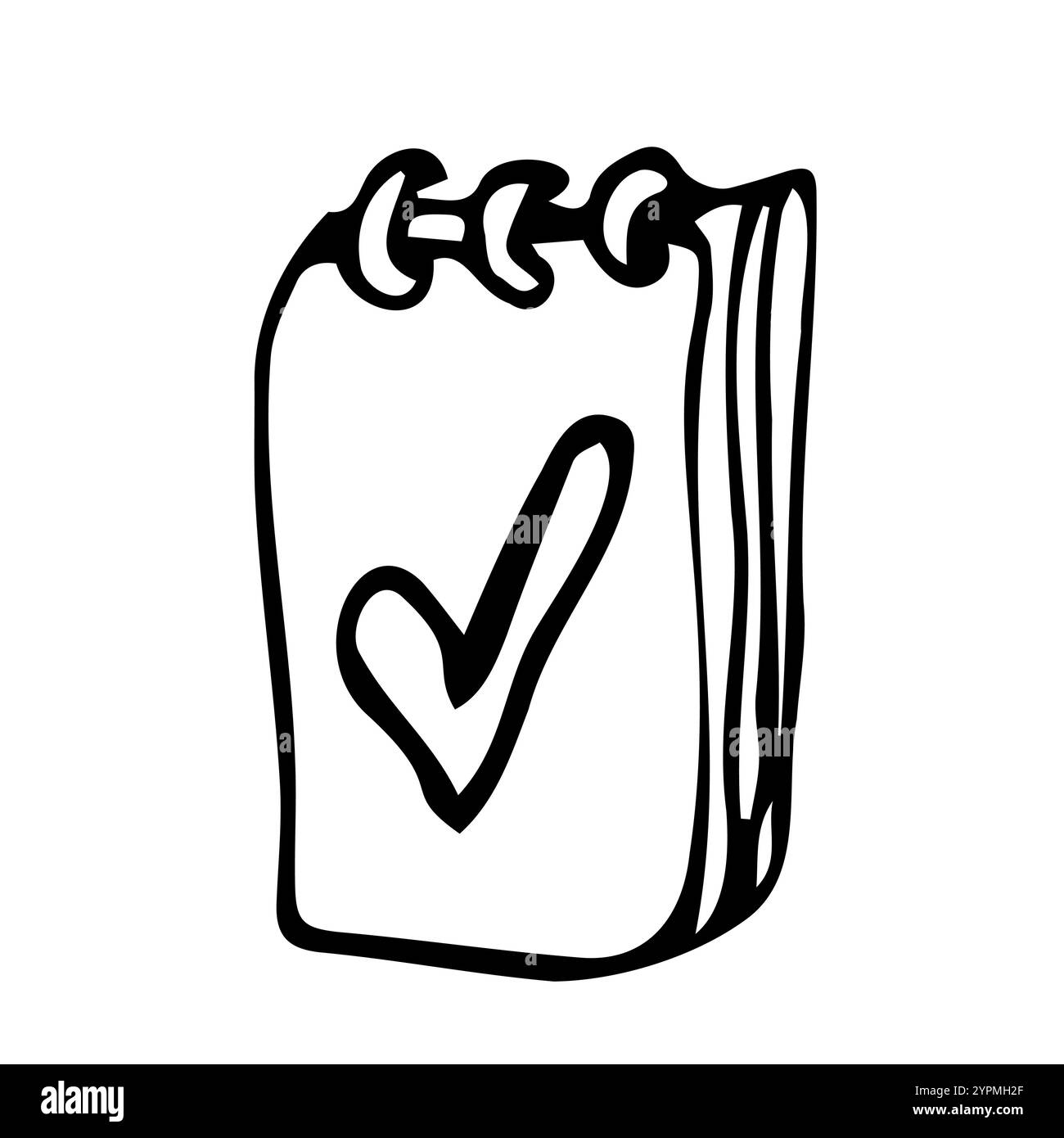 Vector doodle notebook. Business, startup, teamwork, school concept ...