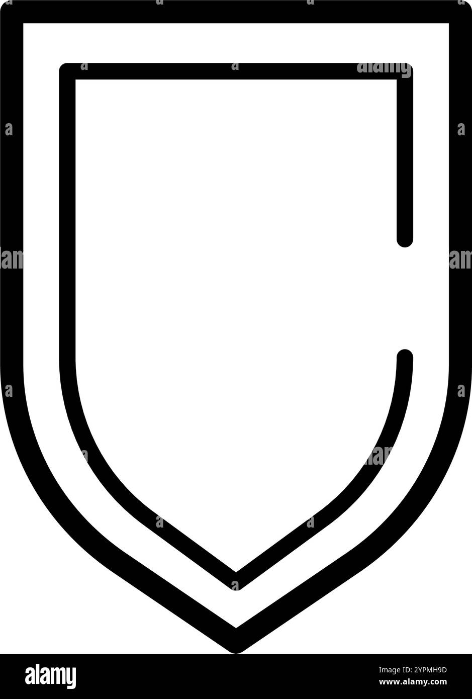 Medieval shield, knights shields - vector icon Stock Vector Image & Art ...