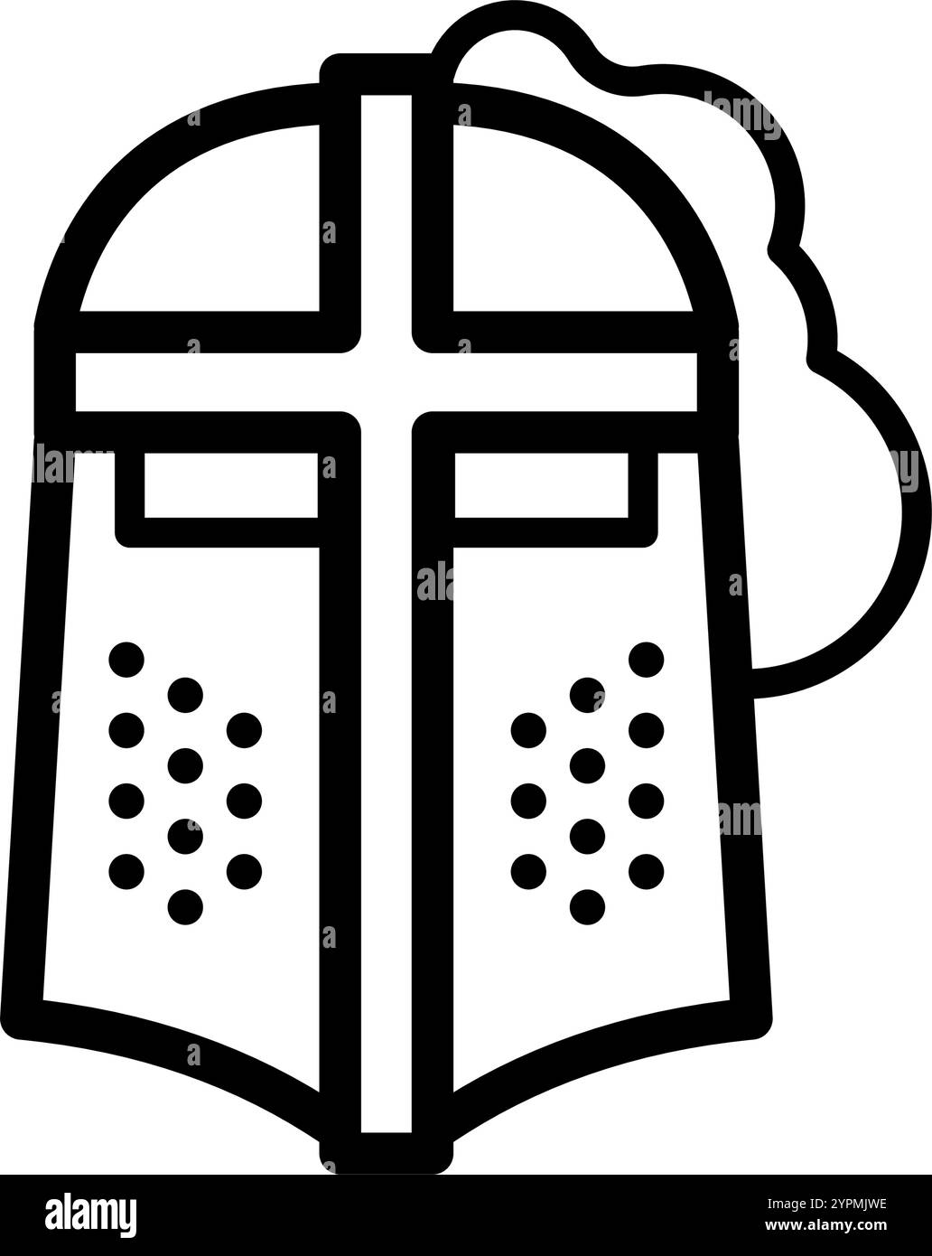 Medieval knight helmet, knights helmet Stock Vector Image & Art - Alamy