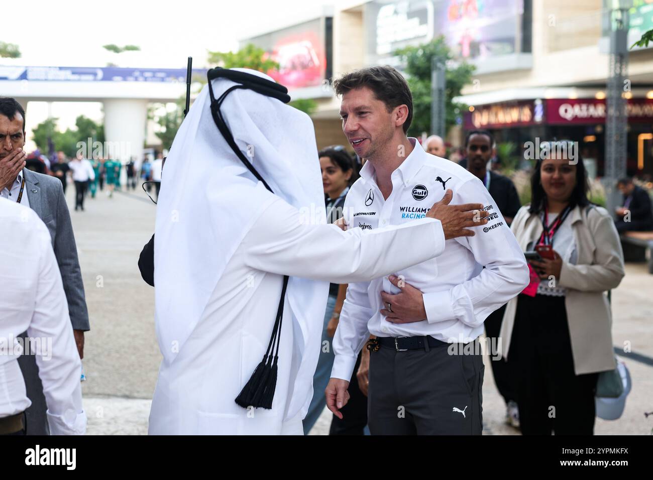 VOWLES James, Team Principal of Williams Racing, BEN SULAYEM Mohammed ...