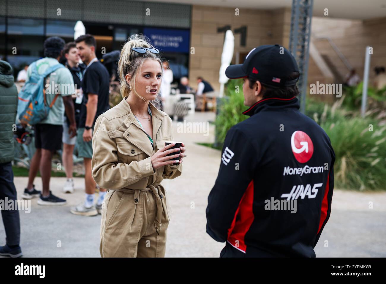 Lindsay Marie Brewer, model and presenter, during the Formula 1 Qatar ...
