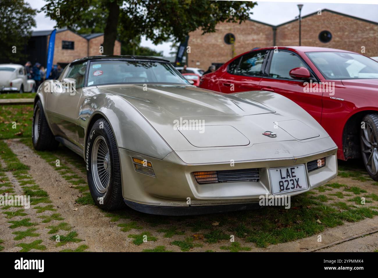 1982 Chevrolet Corvette, on display at the Bicester Heritage Scramble ...